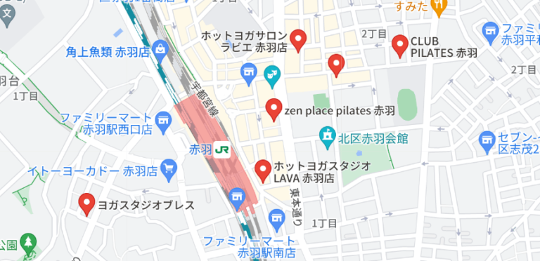 【安い】赤羽のピラティス教室おすすめ4選！マシン専門や個人レッスン対応のスタジオも丸わかり